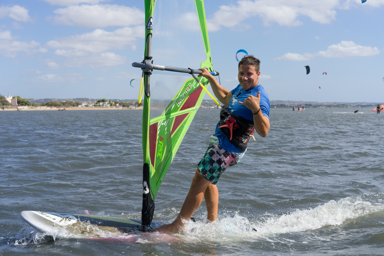 Windsurfen in Lo Stagnone / Sizilien / Marsala